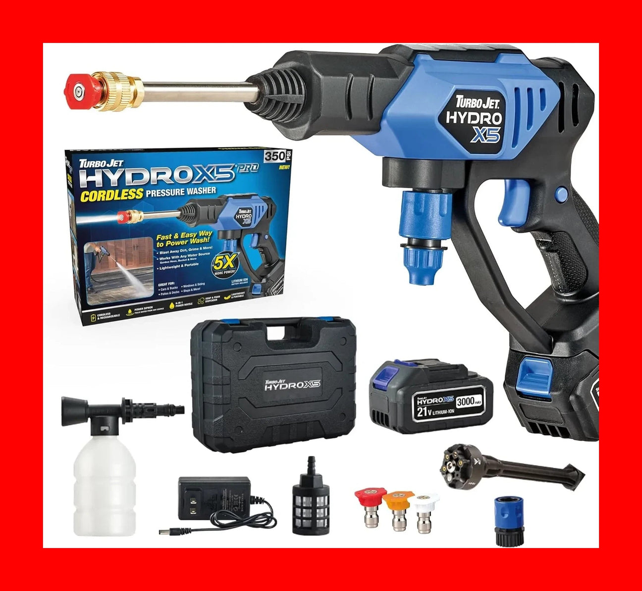 Hydro X5 Pressure Washer - Turbo Jet Hydro X5 – Ok Sir